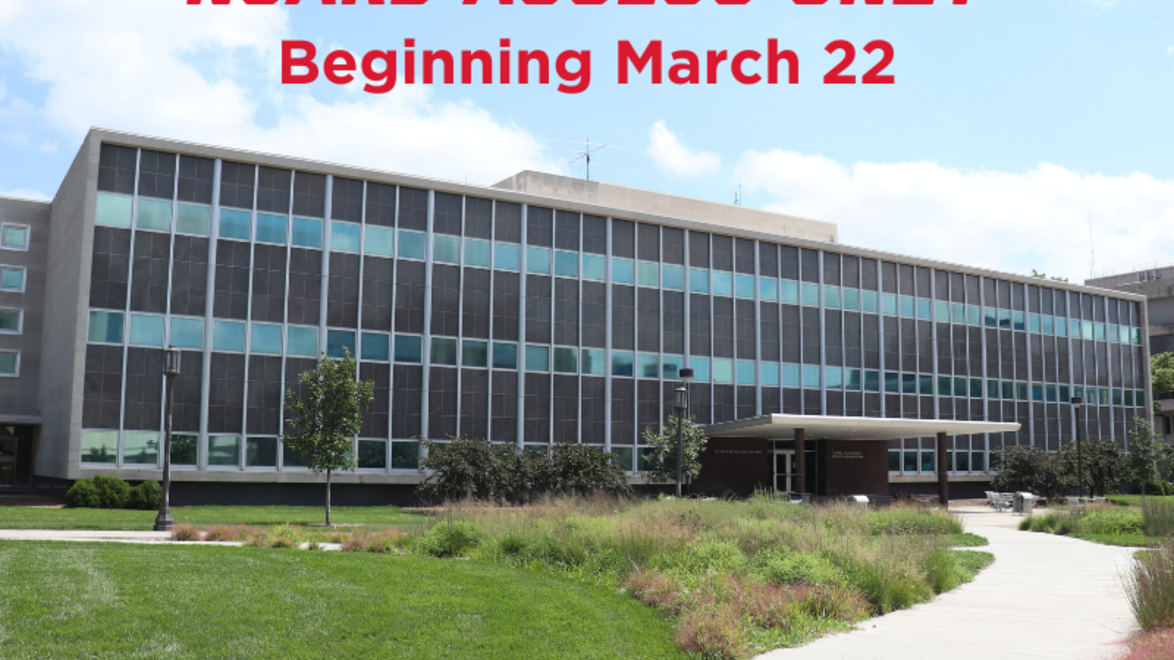 Andersen Hall moving to 24-hour NCard access | College of Journalism ...