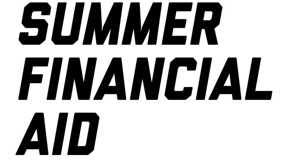 Summer Financial Aid Information for students | College of Journalism ...